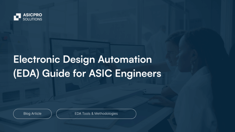 Electronic Design Automation (EDA) for ASIC Engineers